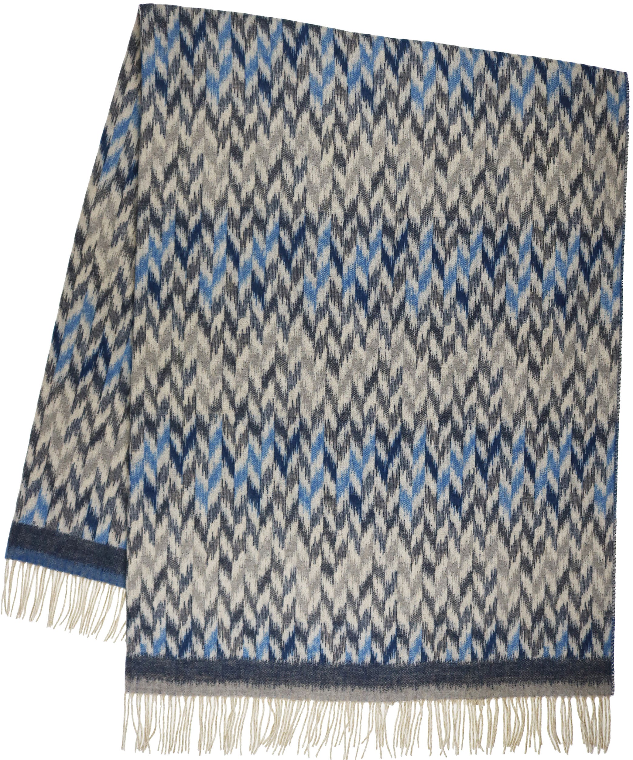Ikat Recycled Polyester Throw – FRAAS US